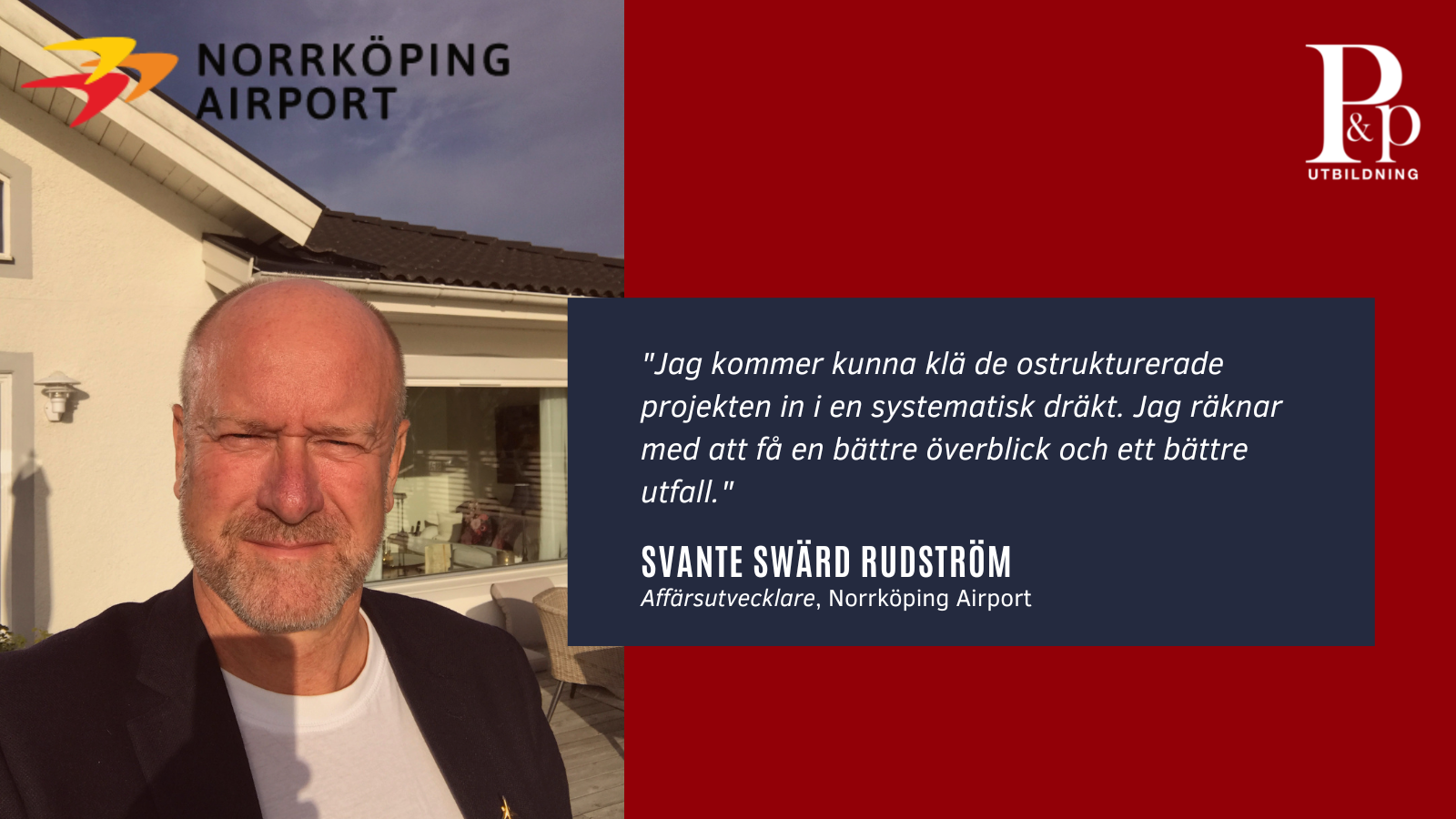Interview with Svante Swärd | Peter & Partner Utbildning AB