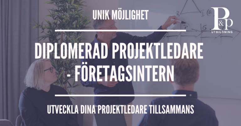 Nu har du chansen att få dina projektledare Diplomerade av Peter ...